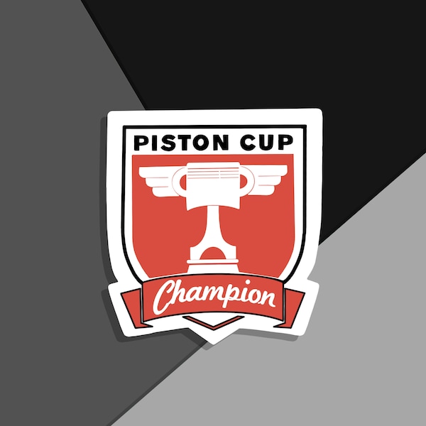 Cars Piston Cup Stickers - Etsy