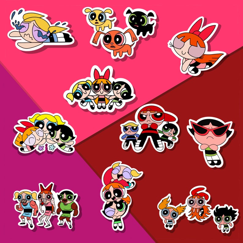 Powerpuff Girls Mini Mystery Sticker Pack - Etsy