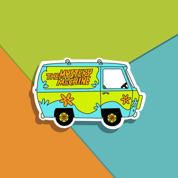 Mystery Machine Sticker - Etsy