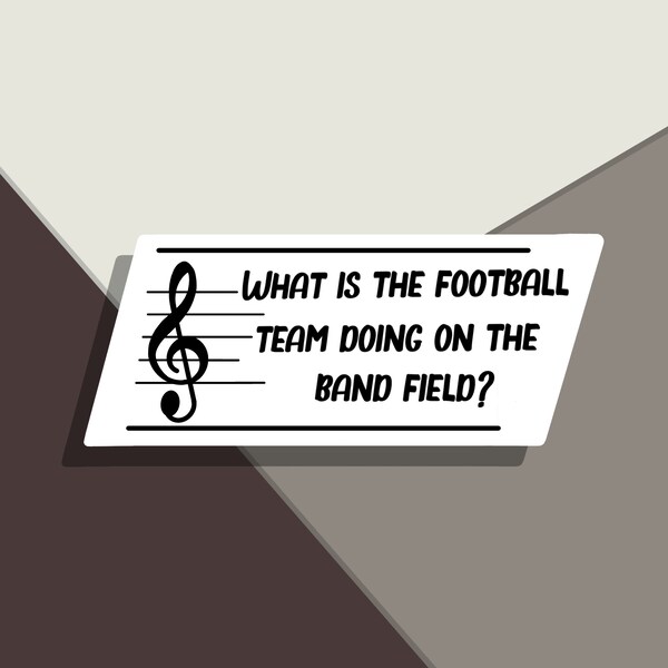 High School Band Stickers - Etsy