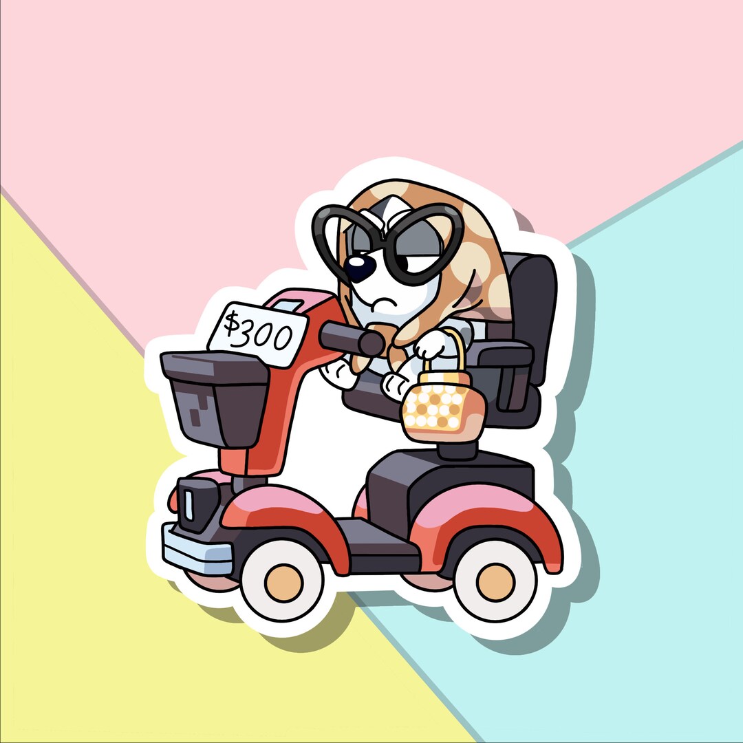 Cranky Granny Vinyl Sticker - Etsy