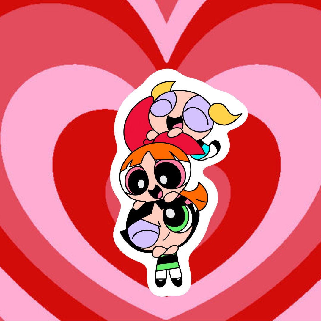 Powerpuff Trio Sticker - Etsy