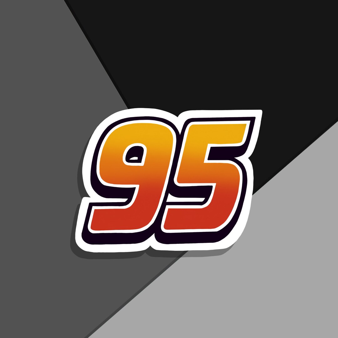 Racer 95 Ombre Sticker - Etsy