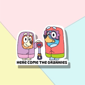Here Come the Grannies Sticker - Etsy