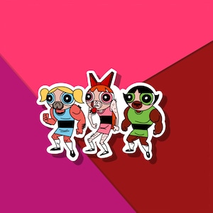 Powerpuff Criminals Sticker - Etsy