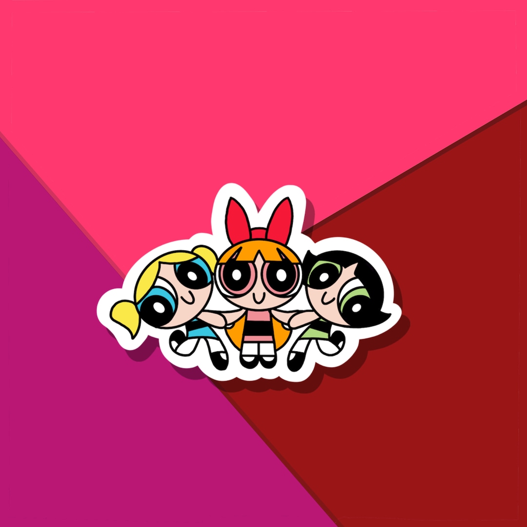Powerpuff Girls Sticker - Etsy