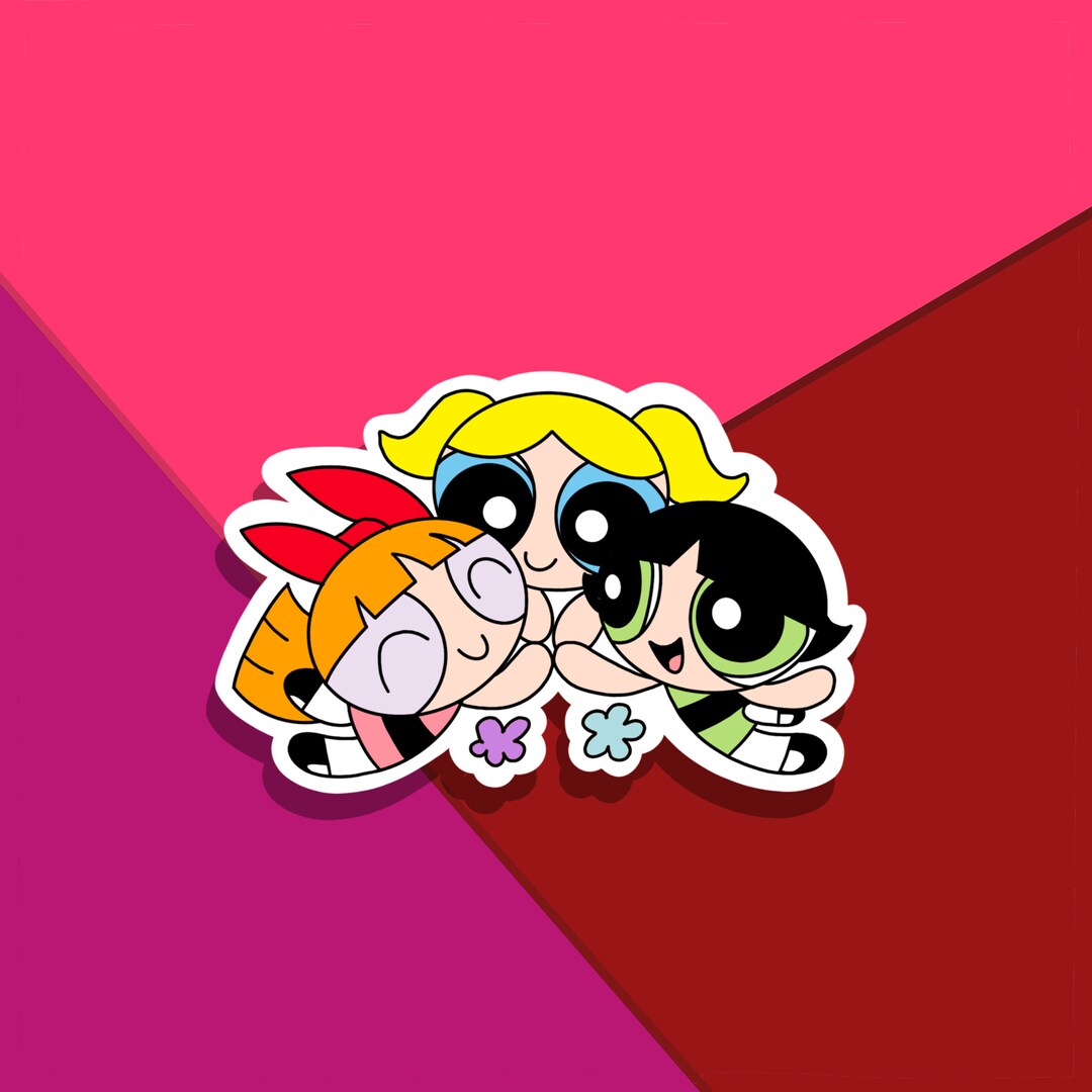 Powerpuff Girls Trio Sticker - Etsy