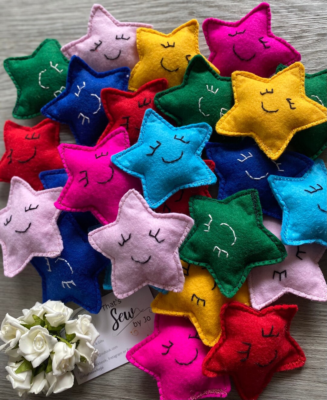 A Little Pocket Hug Felt Star Gift Anxiety Stress Reliever Comfort Pre ...