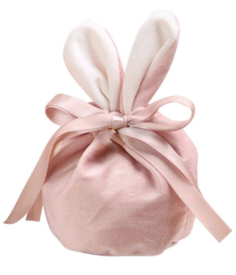 Personalised Bunny Bag Velvet Bag Gift Pouch Drawstring | Etsy