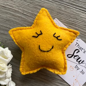 A Little Pocket Hug Felt Star Gift Anxiety Stress Reliever Comfort Pre ...