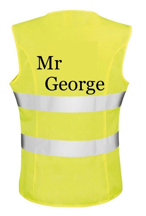 Personalised Hi Vis Vest Health & Safety Jacket Teacher Gift - Etsy ...