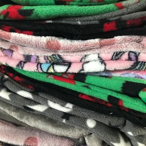 Cosy Fleece Neck Warmer Choice of Fabrics Soft Warm Scarf Christmas ...