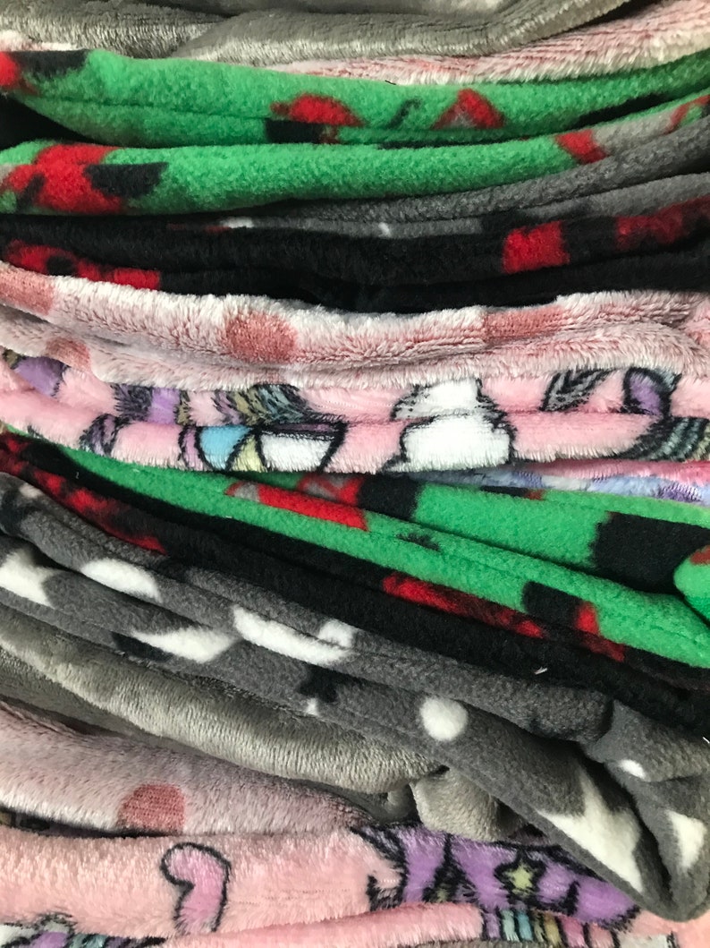 Cosy Fleece Neck Warmer Choice of Fabrics Soft Warm Scarf Christmas ...