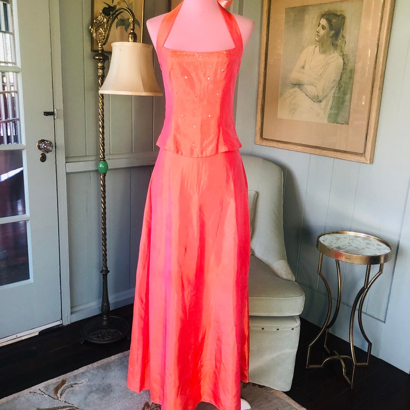 90s Prom Dress - Etsy