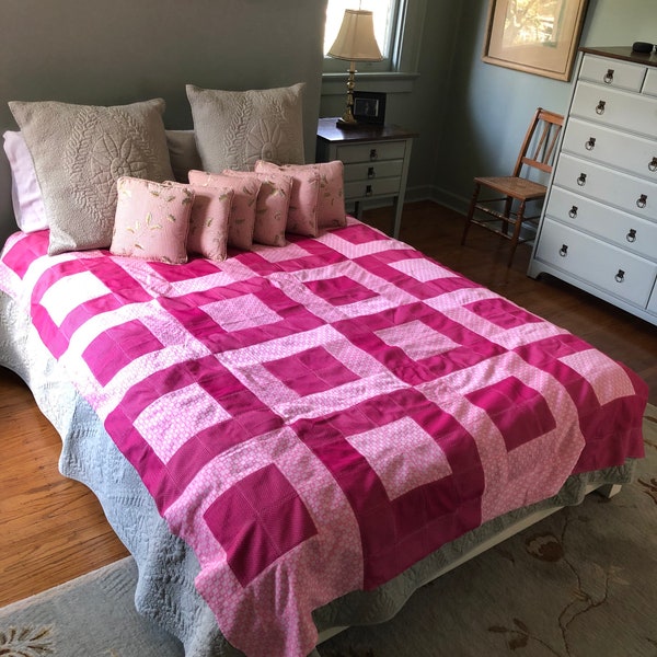 Pink Quilt - Etsy