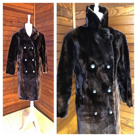 Vintage Fur Coat, 40s Fur Coat, Swing Coat, 50s Fur C… - Gem