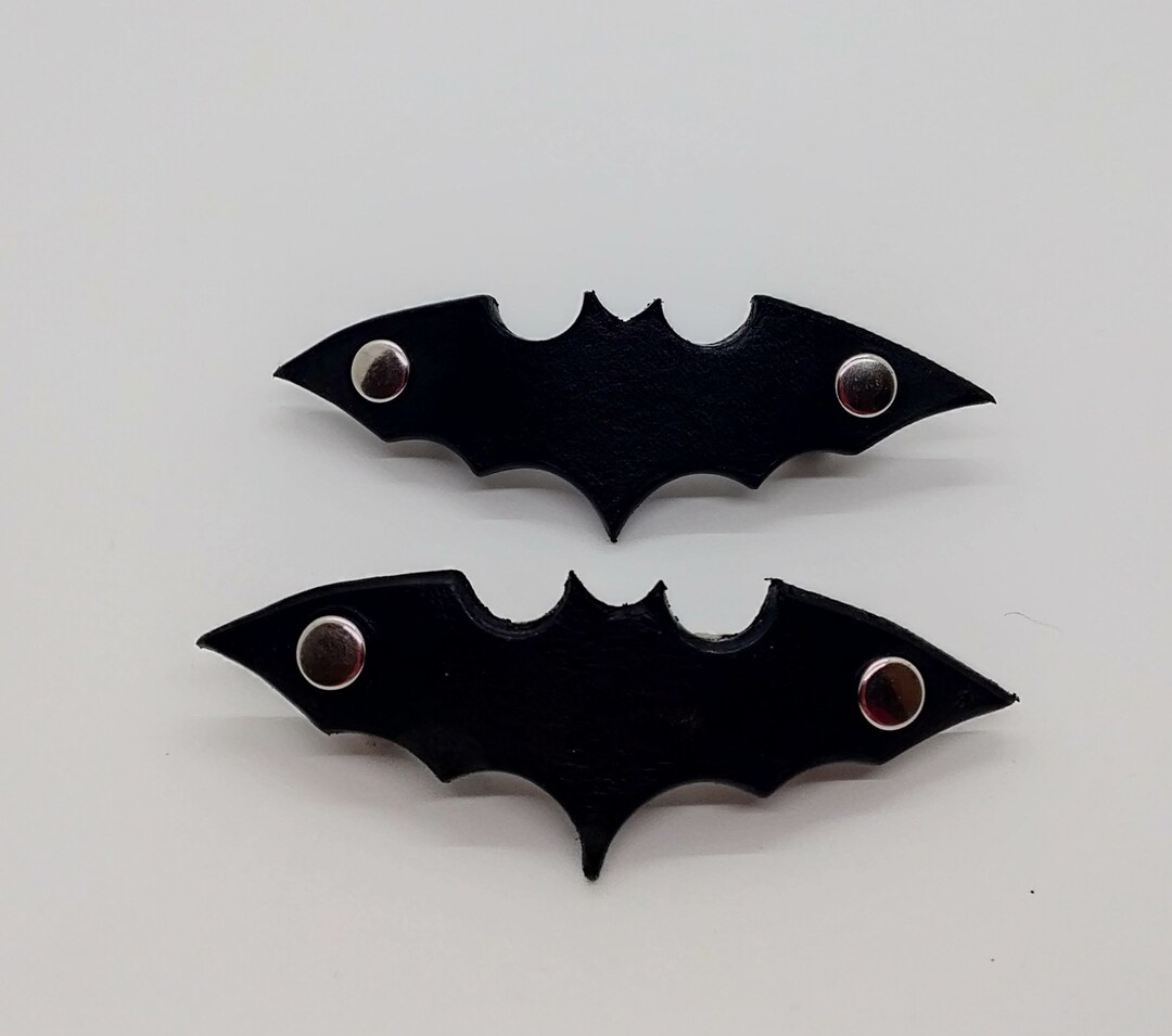 Leather Bat Hair Clips (2 Sizes) - Etsy