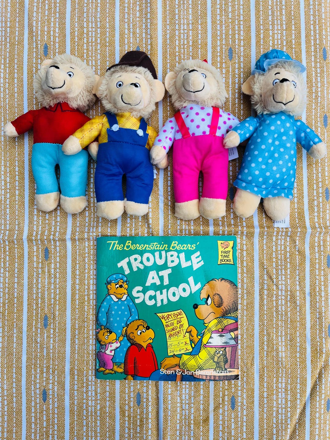1980s the Berenstain Bears Book Plush Bundle - Etsy