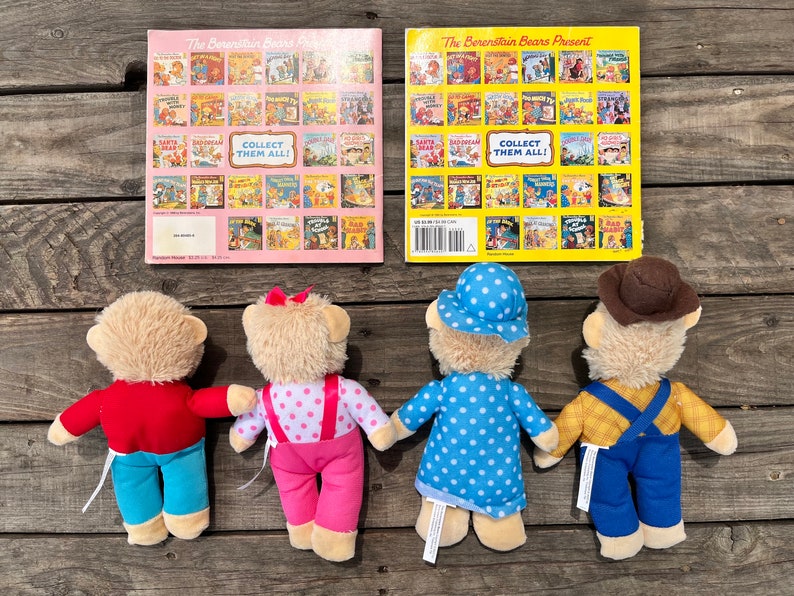1980s the Berenstain Bears Book Plush Bundle - Etsy
