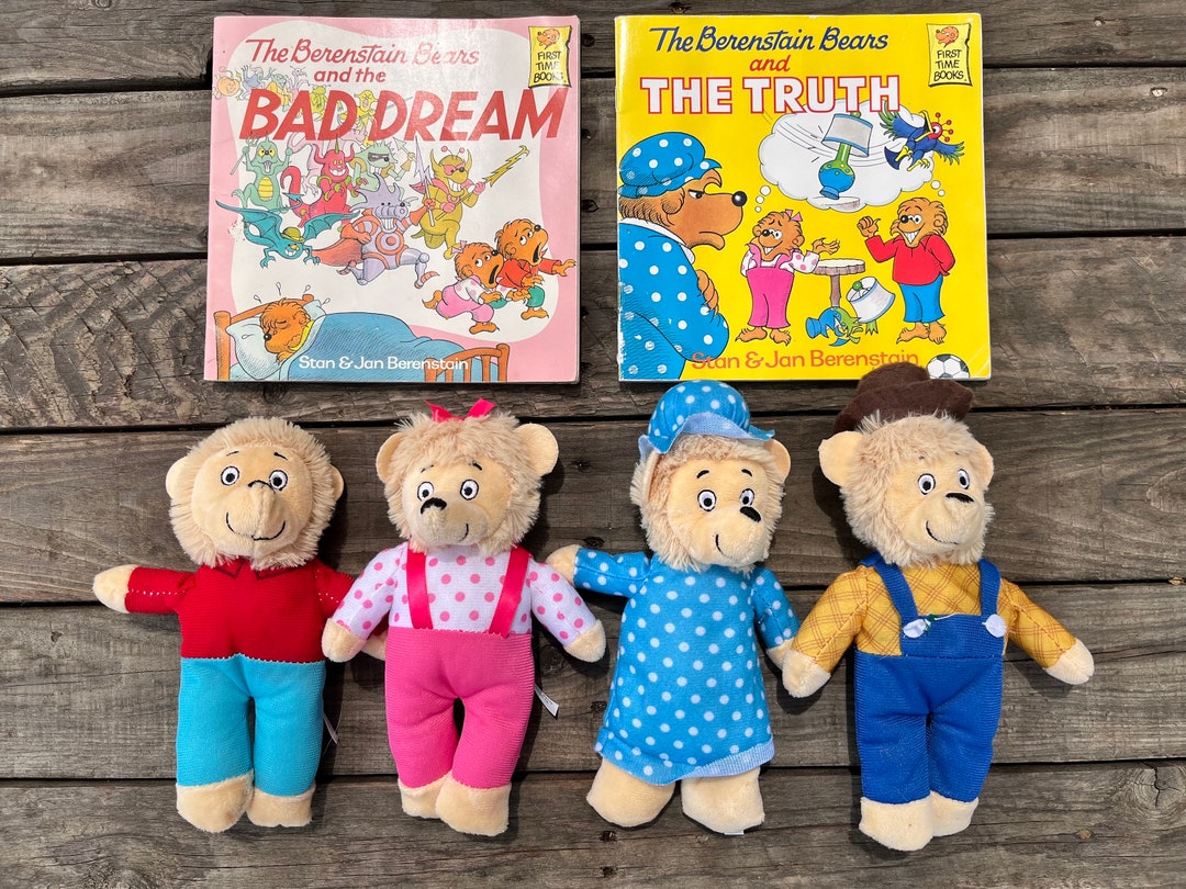 1980s the Berenstain Bears Book Plush Bundle - Etsy
