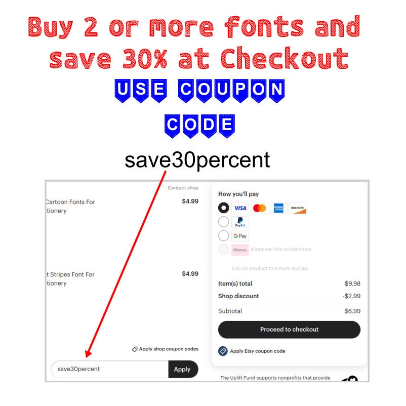 Chevron Doodle Font - Cute Cartoon Installable Font for Decor, Signs ...