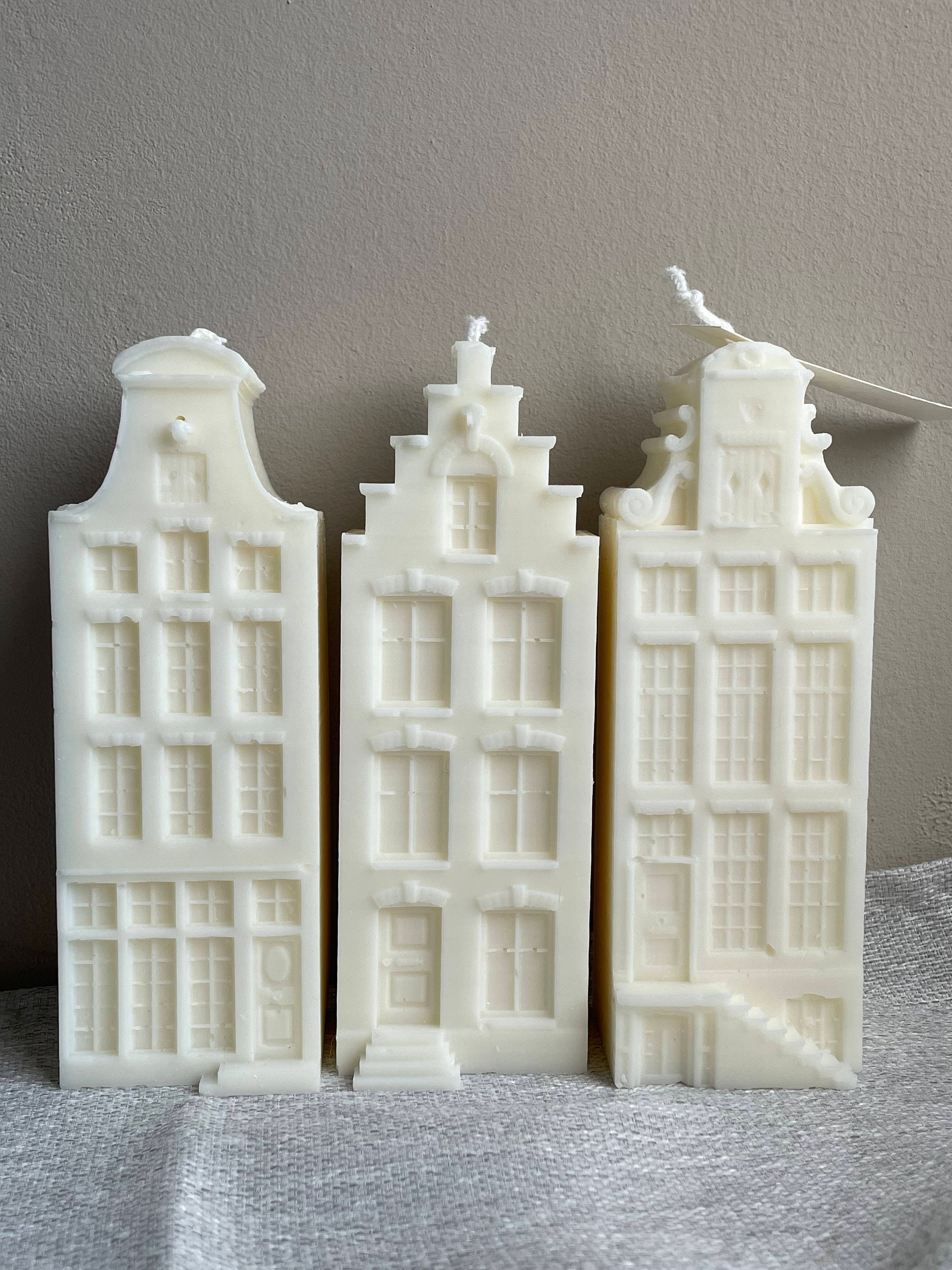 Amsterdam Canal House Candle Set Amsterdam Shaped Candle Amsterdam Lover Gift Dutch Houses ...