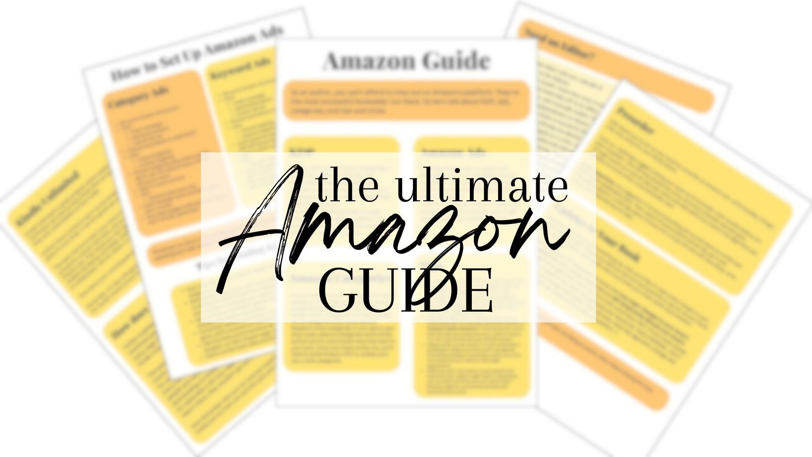 How to Publish Your Book on Amazon Full Amazon Publishing Guide Kindle ...