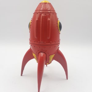 Toy Rocketship - Etsy