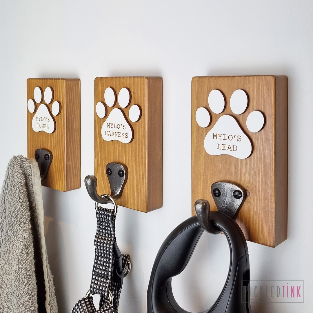 Personalised Dog Lead Hook - Etsy UK