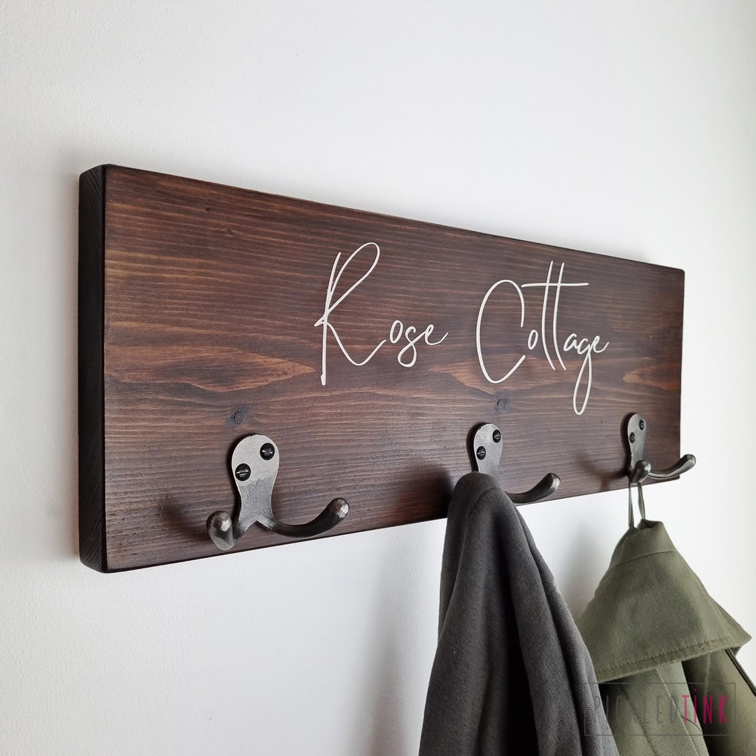 Personalised Family Coat Hook - Etsy UK