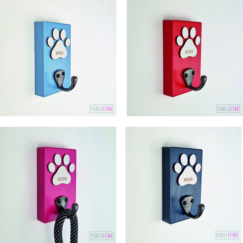 Personalised Dog Lead Hook - Etsy UK