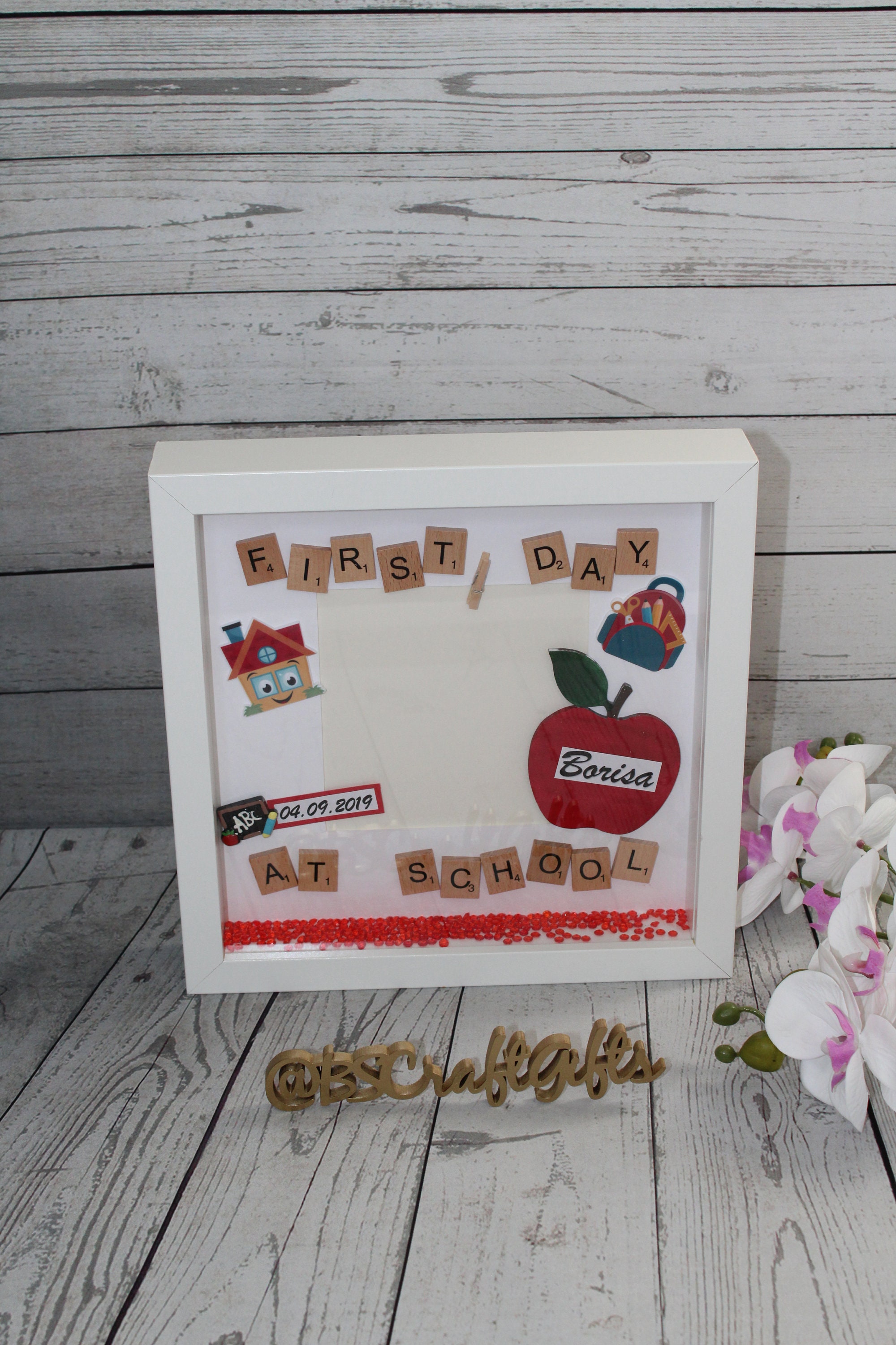 School Frame My First Day at School First Day at School | Etsy