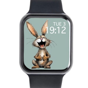 BUNNY Apple Watch WALLPAPER SPRING Apple Watch Face Easter Watch ...
