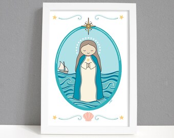 Stella Maris, Our Lady of the Sea Poster - Etsy