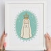Our Lady of FATIMA Digital Print, Catholic Wall Art, Virgin Mary ...