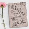 Personalized POETRY JOURNAL Custom Poem Book, WRITING Book, Poetry ...