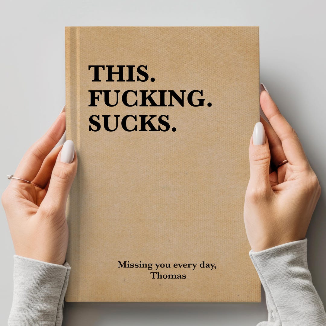 CUSTOM GRIEF JOURNAL, Personalized Memorial Journal Grief Gift, Loss of ...