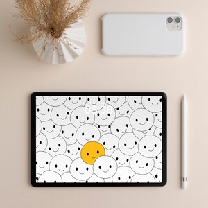 Smiley Face iPad Wallpaper Happy Face, iPad Background Wallpaper Happy ...