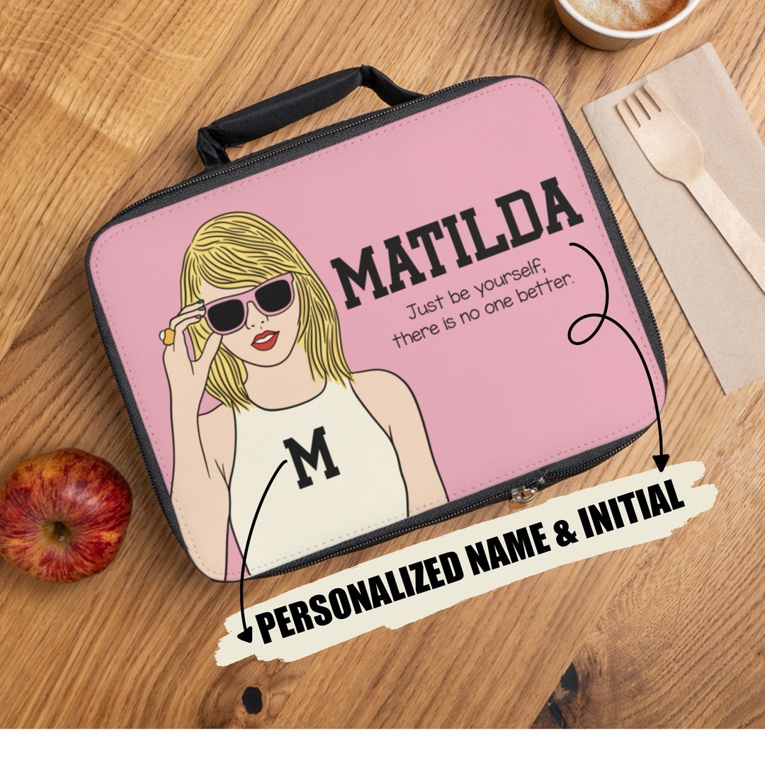 Insulated LUNCH BAG Personalized TAYLOR Fan Version for School Custom ...