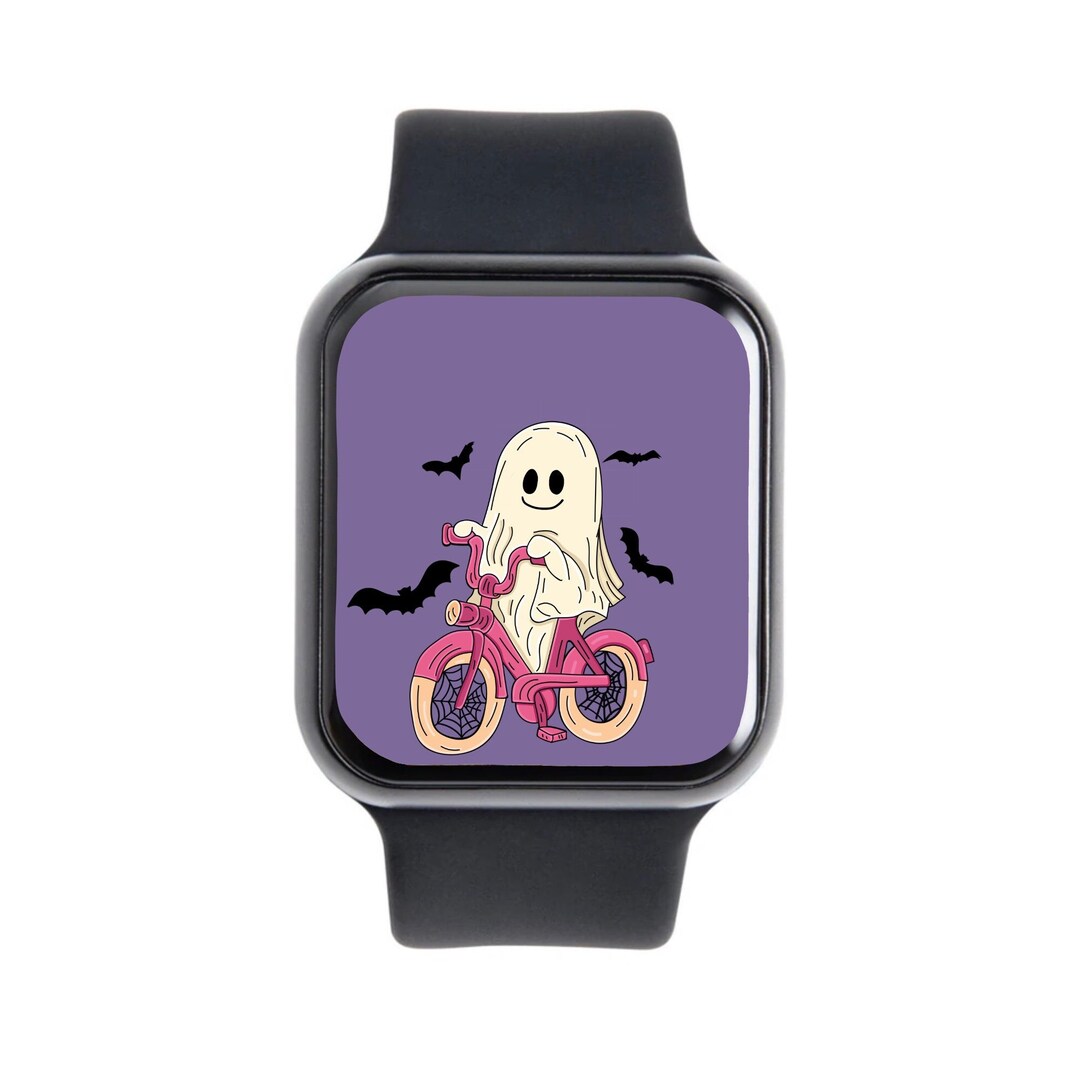 HALLOWEEN Apple Watch Wallpaper HALLOWEEN, Cute Ghost Apple Watch Face ...