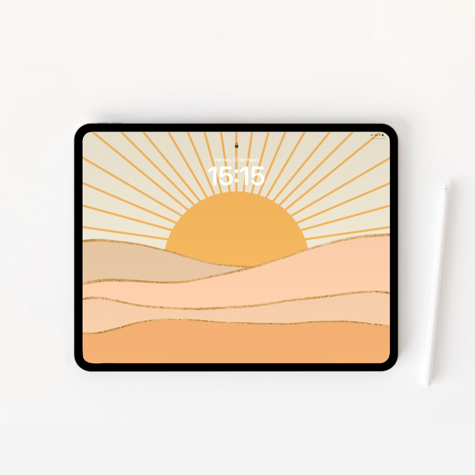 Boho Aesthetic IPAD WALLPAPER Sunrise Tablet Balcground - Etsy