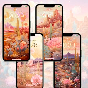 Cactus Desktop Wallpaper Botanical Wallpaper Aesthetic Cactus Lover ...