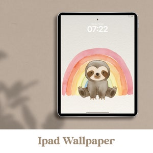 Wallpaper Cute for Ipad, Sloth iPad Wallpaper, iPad Background, iPad ...