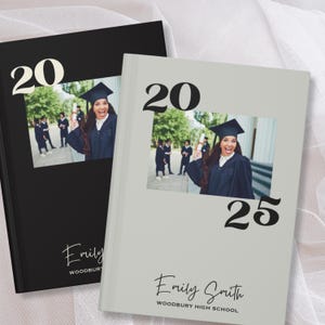 GRADUATION PARTY GUEST Book, Class of 2025 Grad Party Book, High School ...