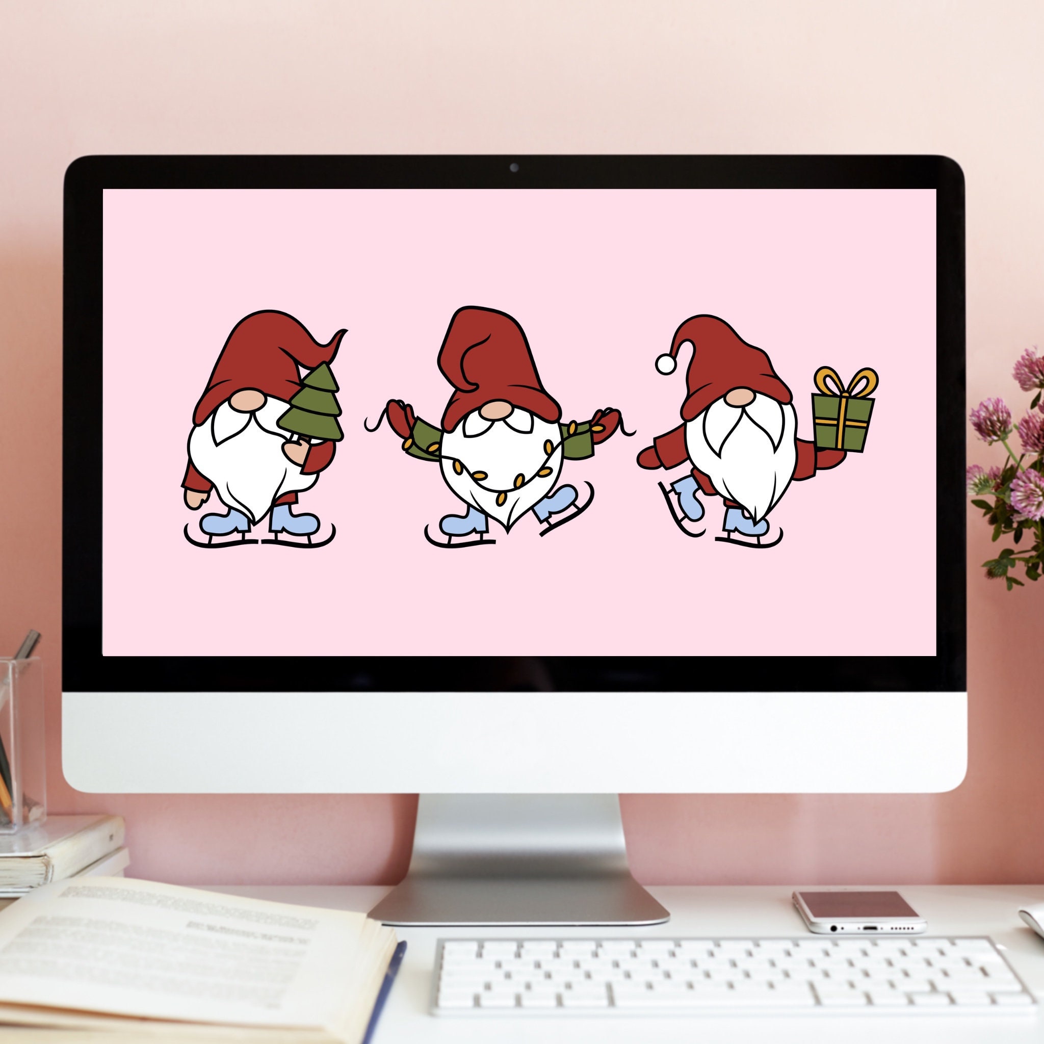 Desktop Wallpaper Christmas Background Desktop Holiday Wallpaper Winter ...
