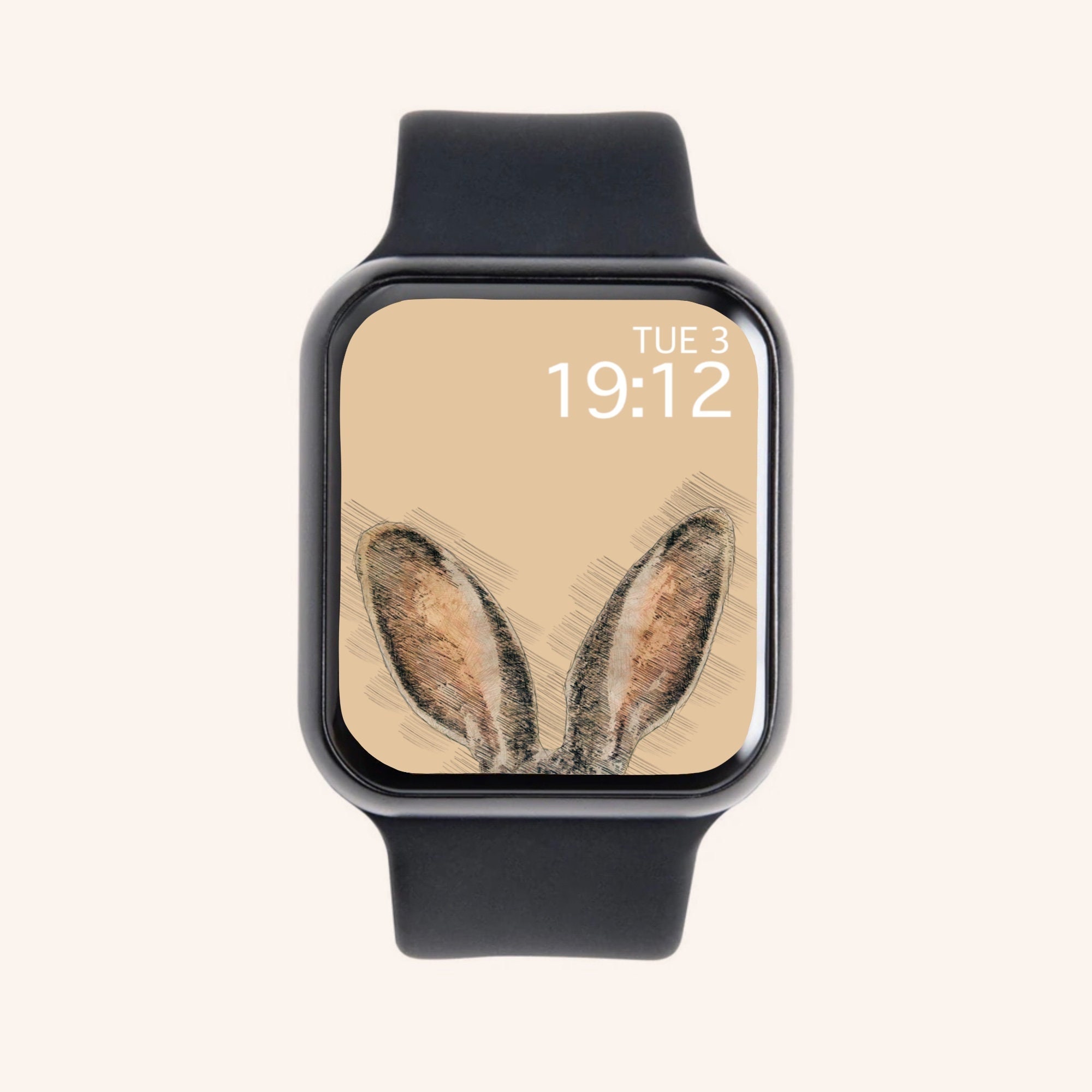 Easter Bunny Ears Apple Watch Wallpaper Easter Bunny Apple - Etsy