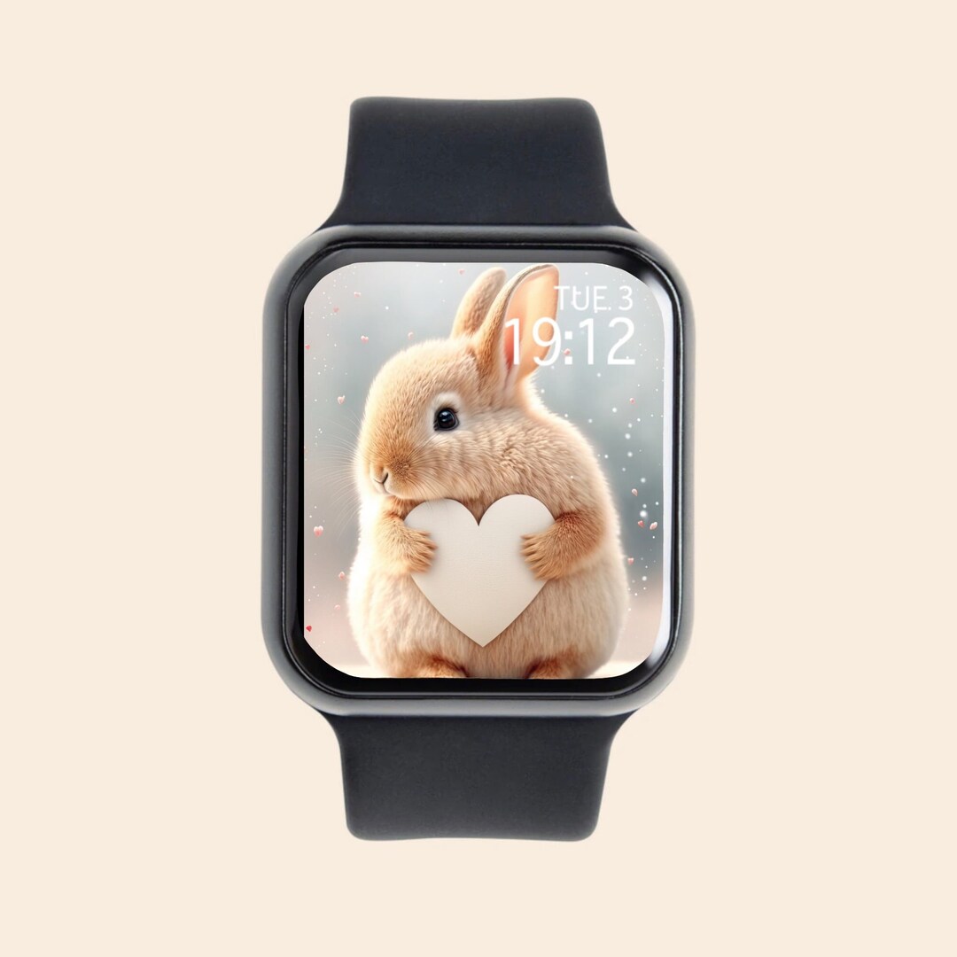 Easter Bunny Apple Watch Face Wallpaper (digital Download) - Etsy