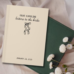Letters to the Bride Book Bridal Shower Gift for Bride Unique Bridal ...