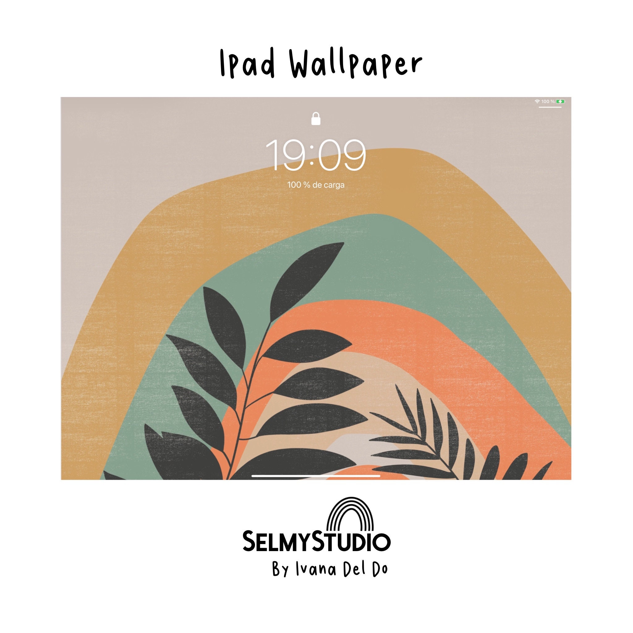 Boho Rainbow Ipad Wallpaper Boho Ipad Wallpaper Rainbow Ipad - Etsy