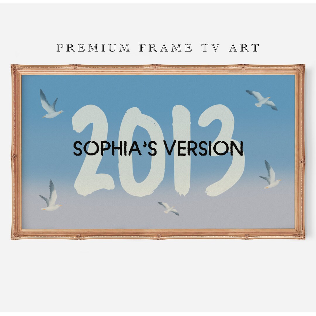 Personalized Taylors Version FRAME TV ART Eras Inspired Music Fan Tv ...